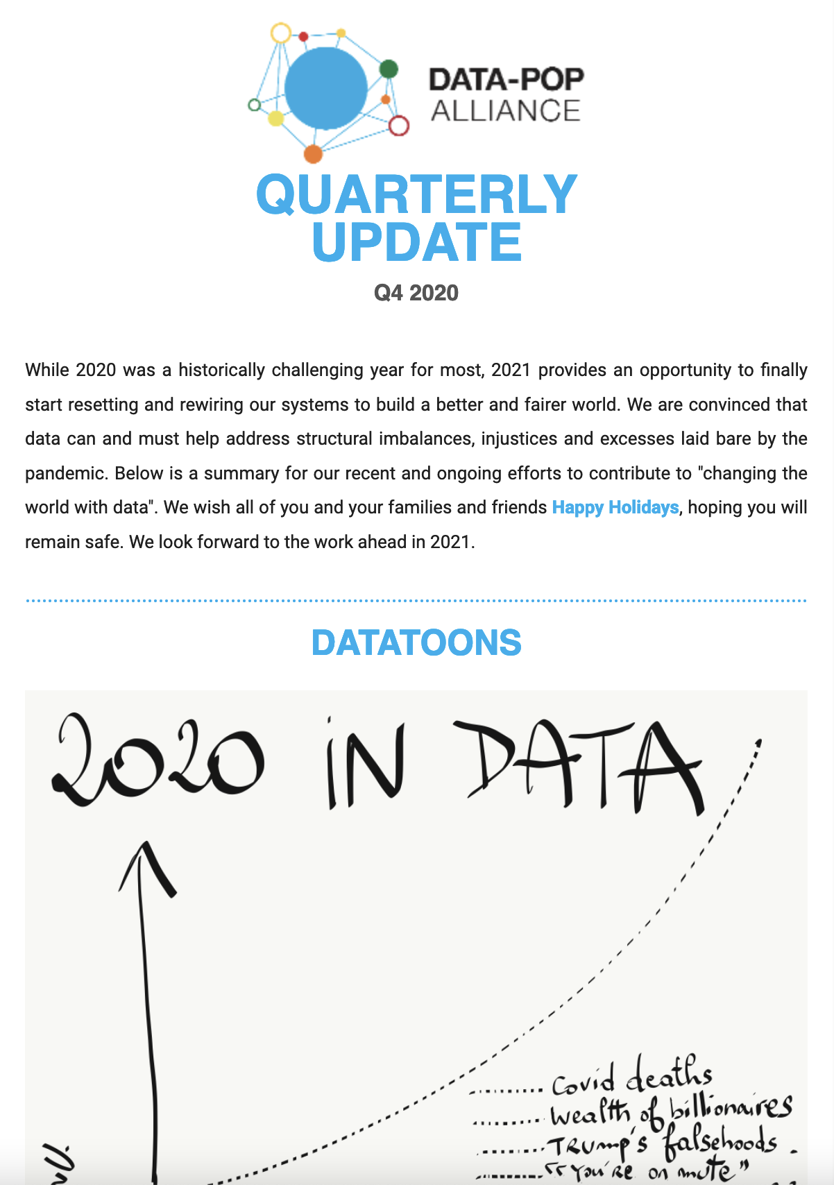 Annual Reports & Newsletters - Data-Pop Alliance